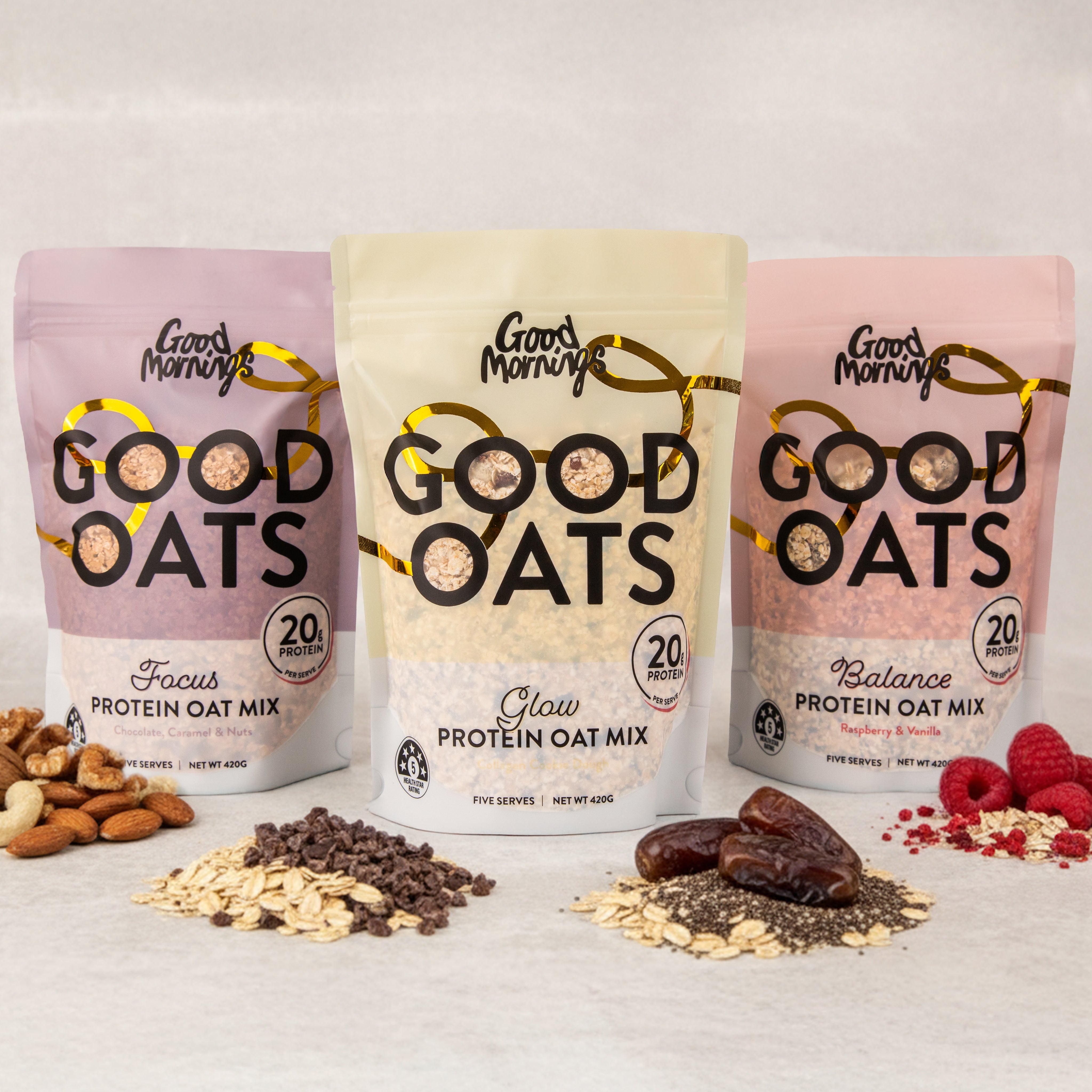 Protein Overnight Oat Mixes – Good Mornings