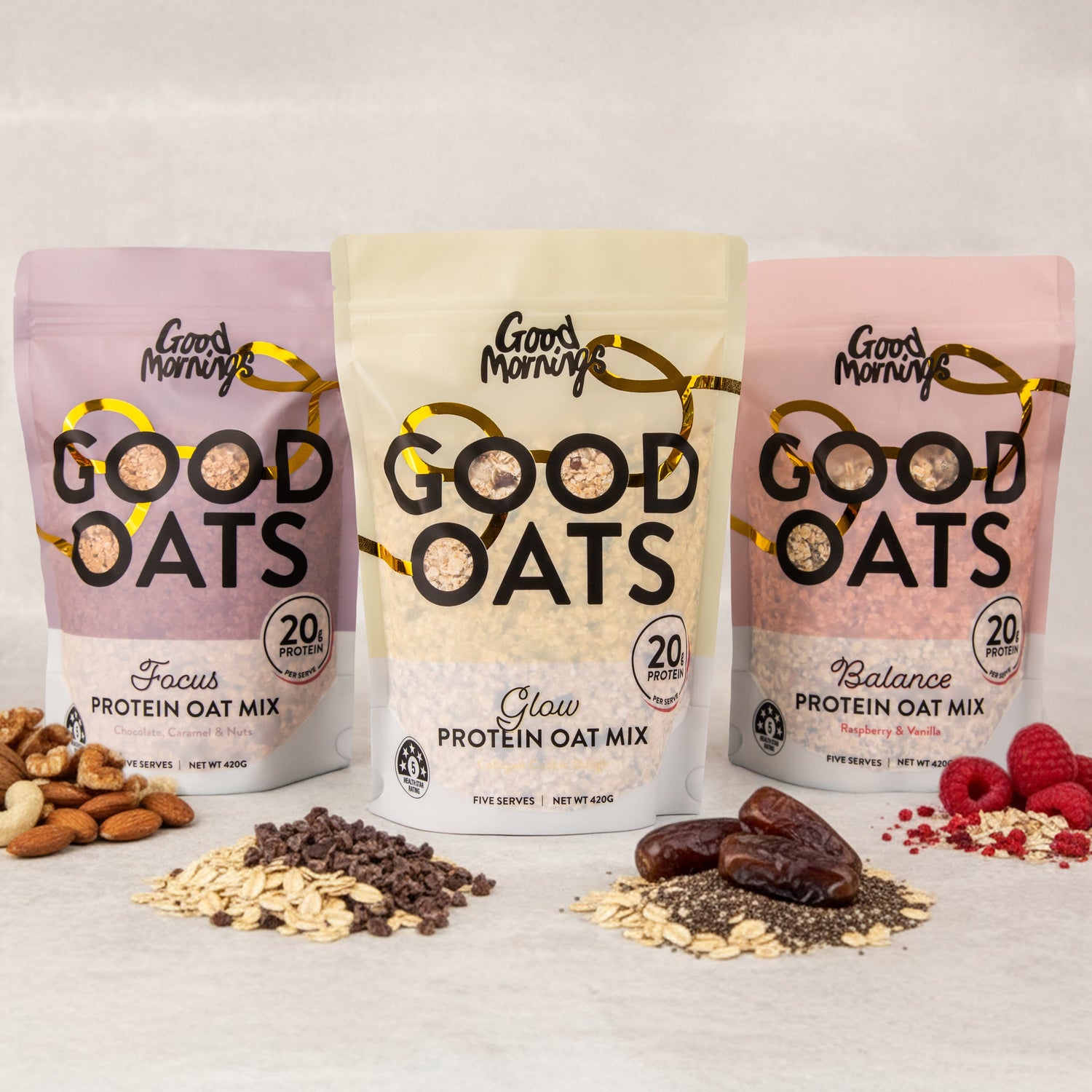 Protein Overnight Oat Mixes – Good Mornings